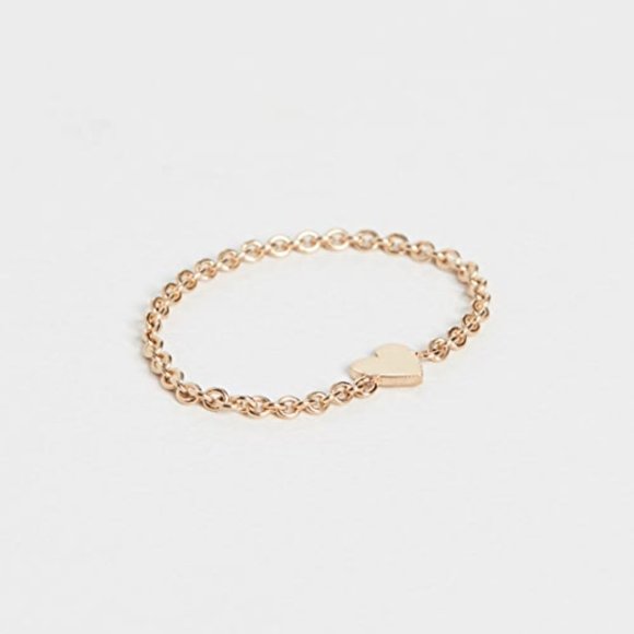 Zoë Chicco | Jewelry | Zo Chicco Itty Bitty 4k Yellow Gold Heart Chain ...